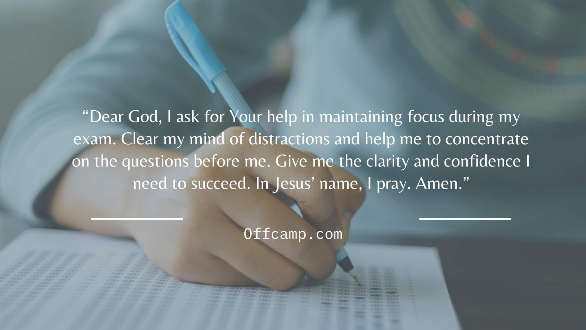 Prayer for Exam Success: Christian & Islamic Prayers for Students - Offcamp