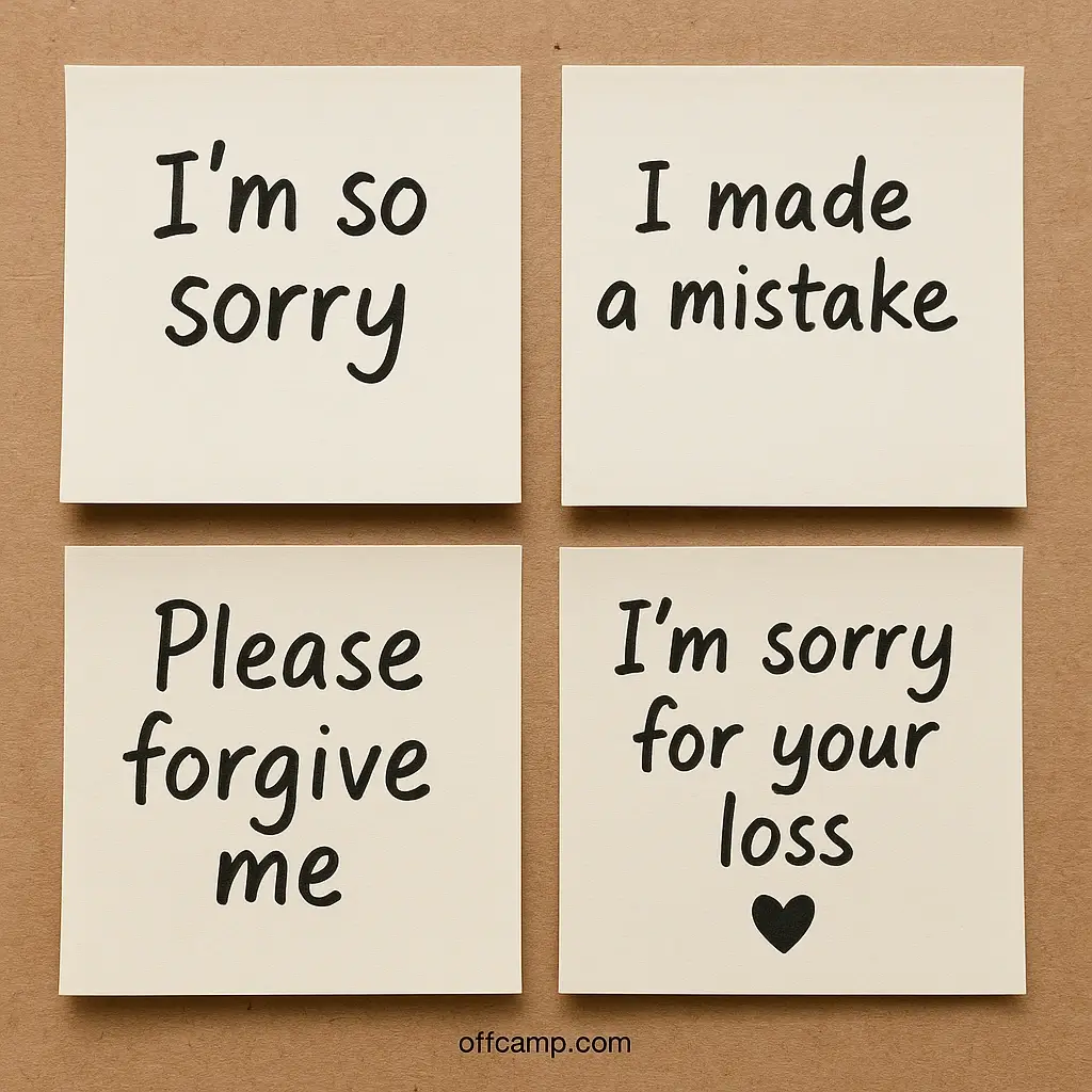 100+ Touching Sorry Quotes, Messages [Apologies & Forgiveness] - Offcamp