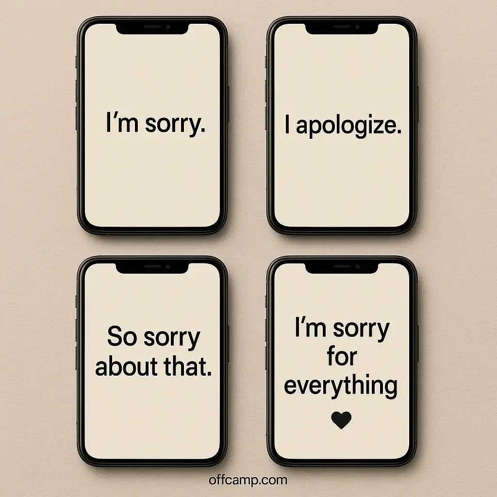 100+ Touching Sorry Quotes, Messages [Apologies & Forgiveness] - Offcamp
