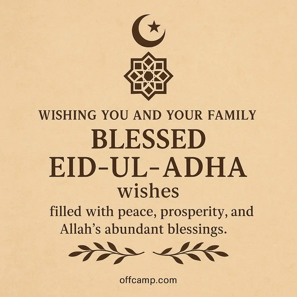 25+ Heartfelt Eid-ul-Adha Wishes (Festival Joy) - Offcamp
