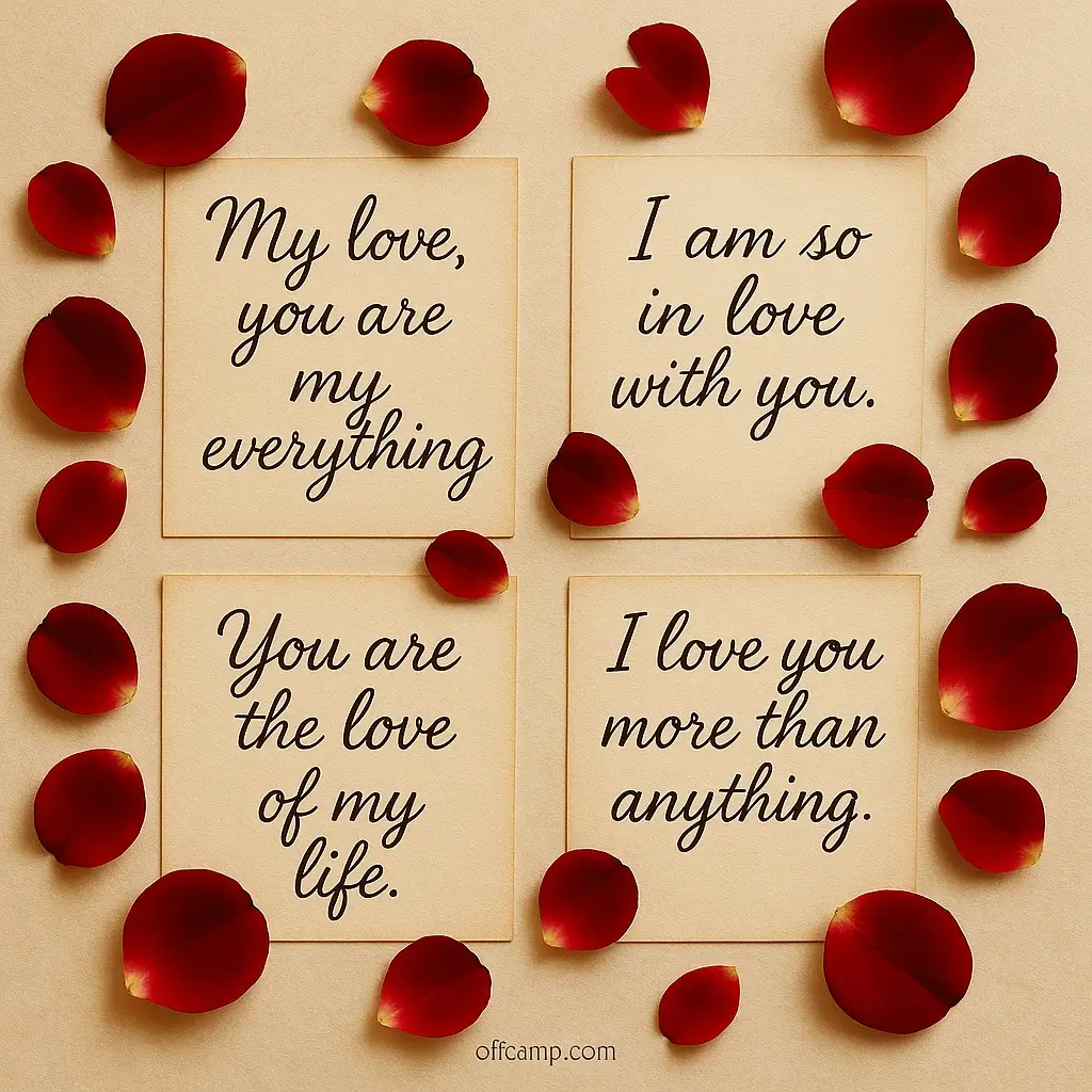 250+ Deep Love Messages for Her: [Ways to Touch Her Heart] - Offcamp