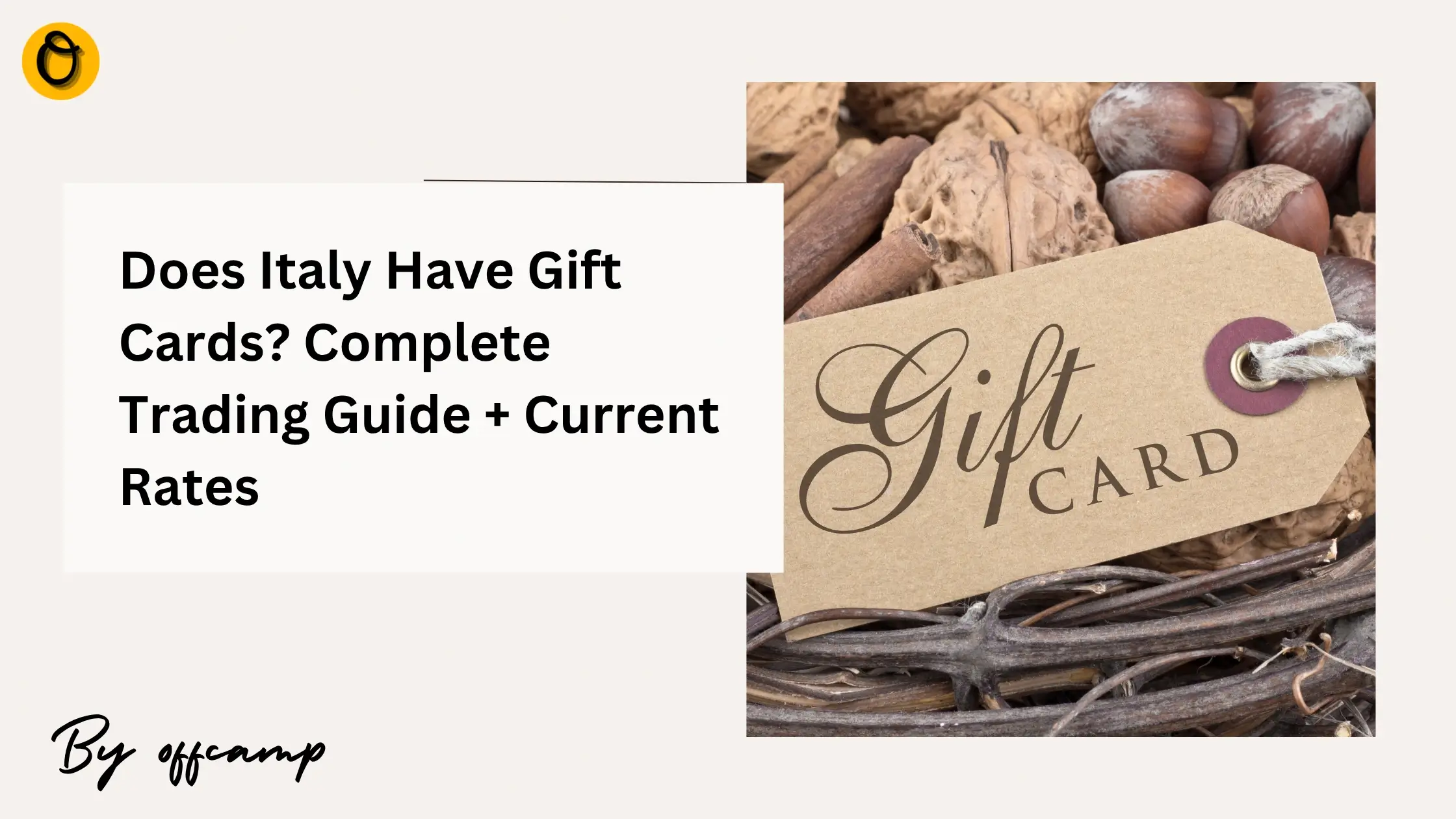 Does Italy Have Gift Cards in [2026 ]? Complete Guide + Rates - Offcamp