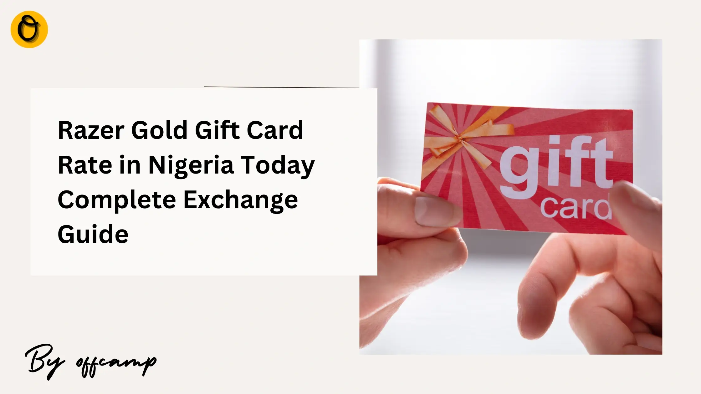 Razer Gold Gift Card Rate Nigeria Today: Exchange Guide - Offcamp