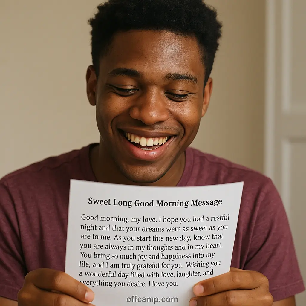100+ Long Good Morning Message Ideas That Touch Hearts - Offcamp
